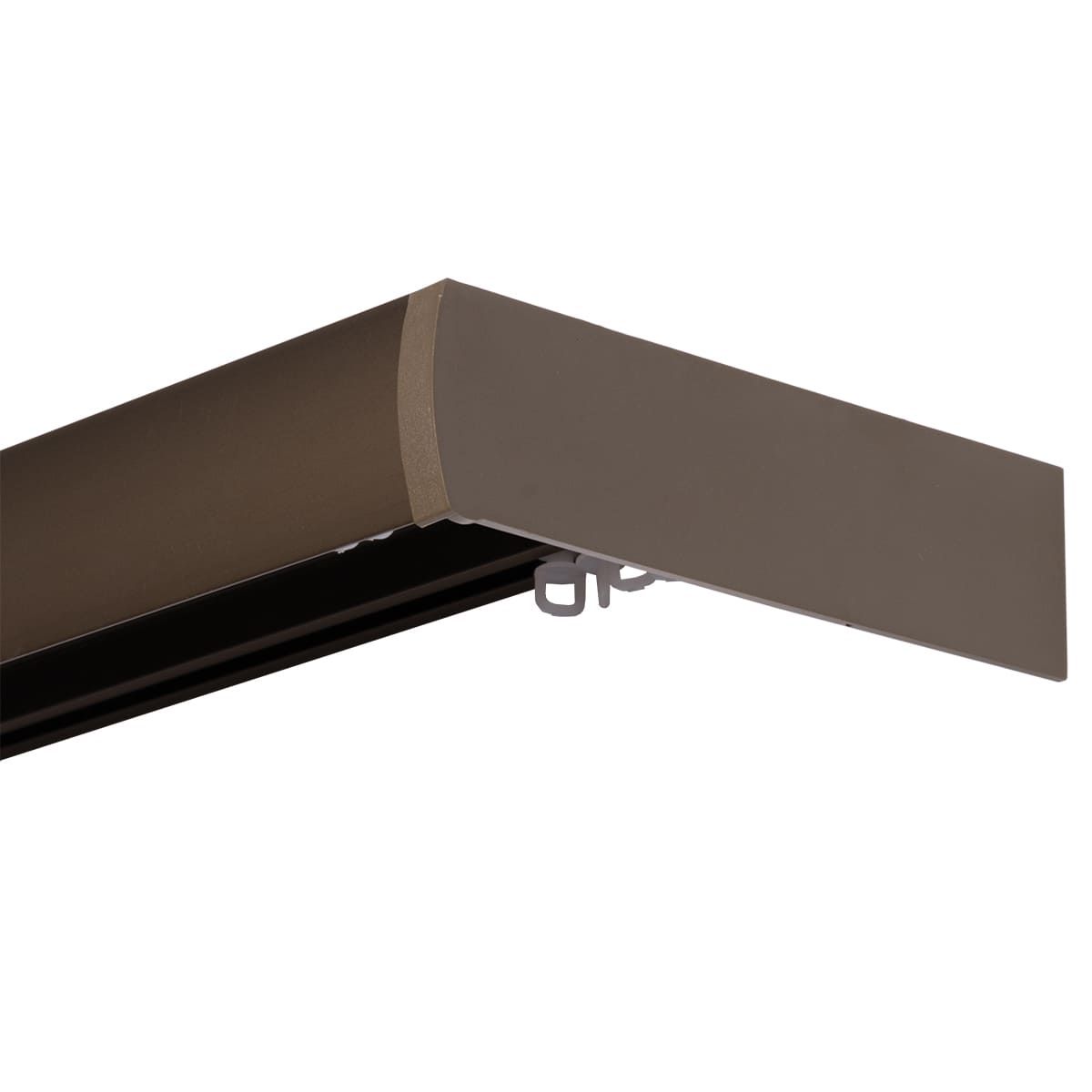 DECO Ceiling Curtain Rod Set with Front Panel