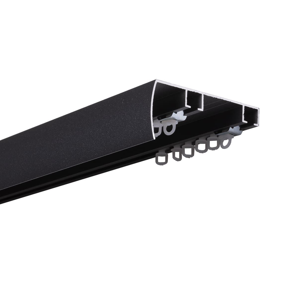 DECO Ceiling Curtain Rod Set with Front Panel